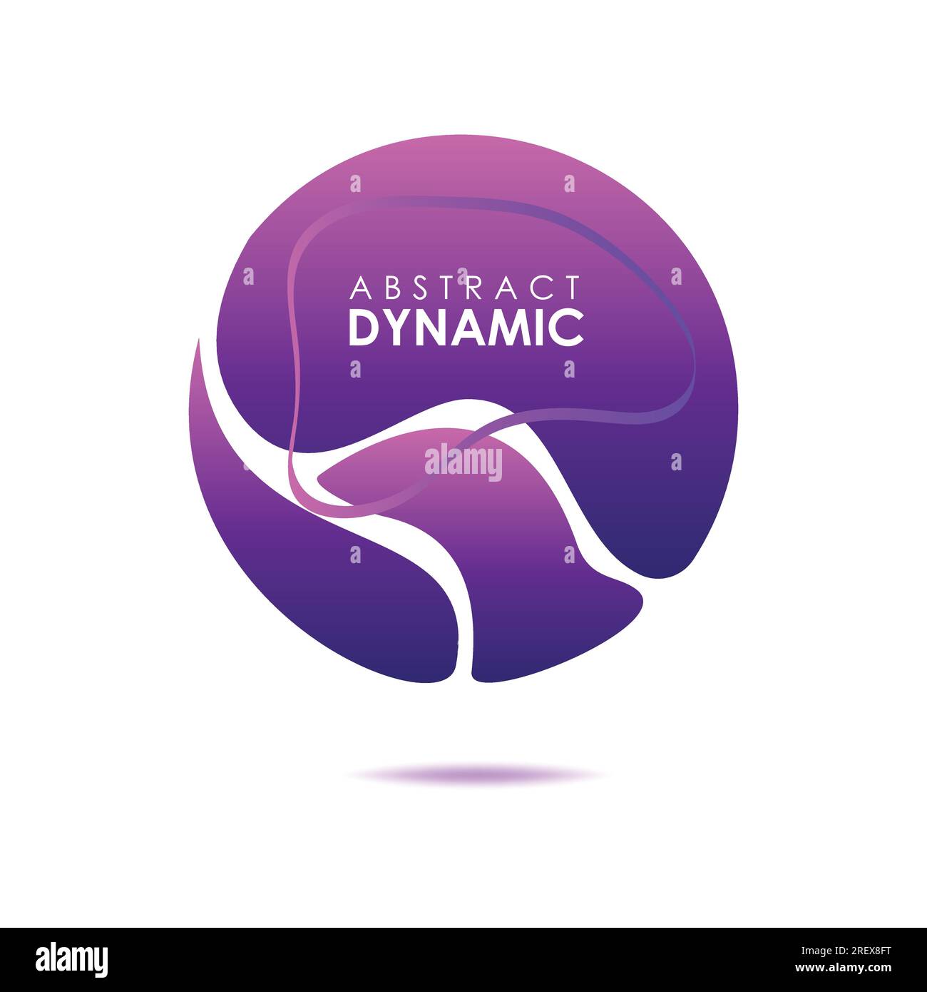 Abstract round form. Violet fluid shapes Stock Vector Image & Art - Alamy