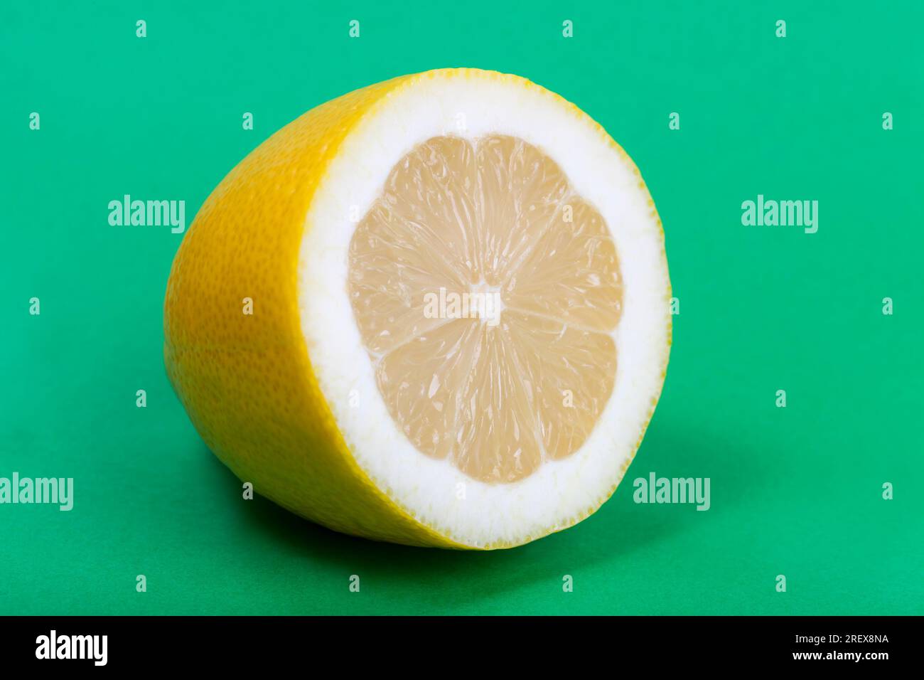 cut citrus lemon during cooking and other types of dishes, yellow lemon ...