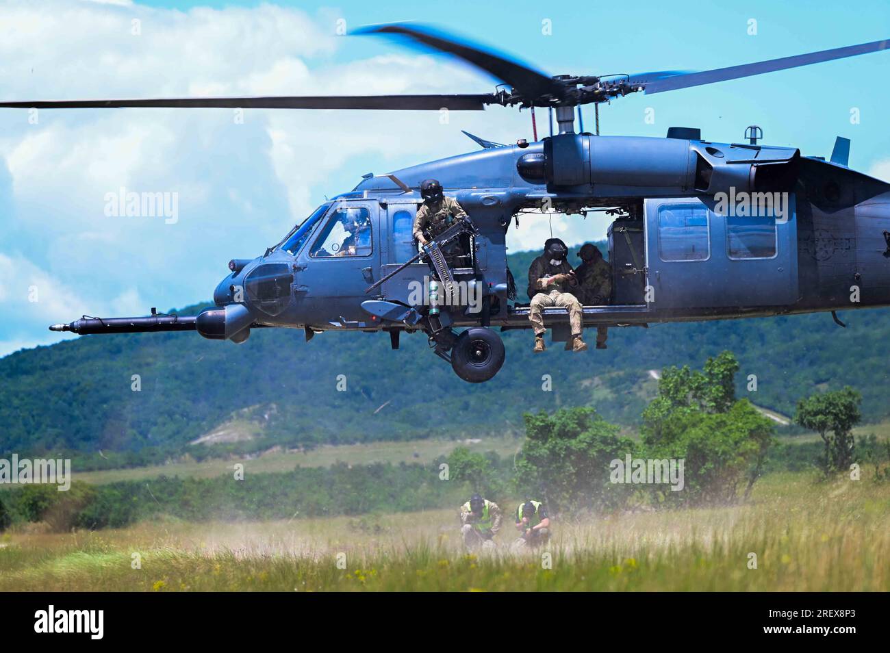 A U.S. Air Force HH-60G Pave Hawk at Aviano Air Base, Italy on June 28 ...