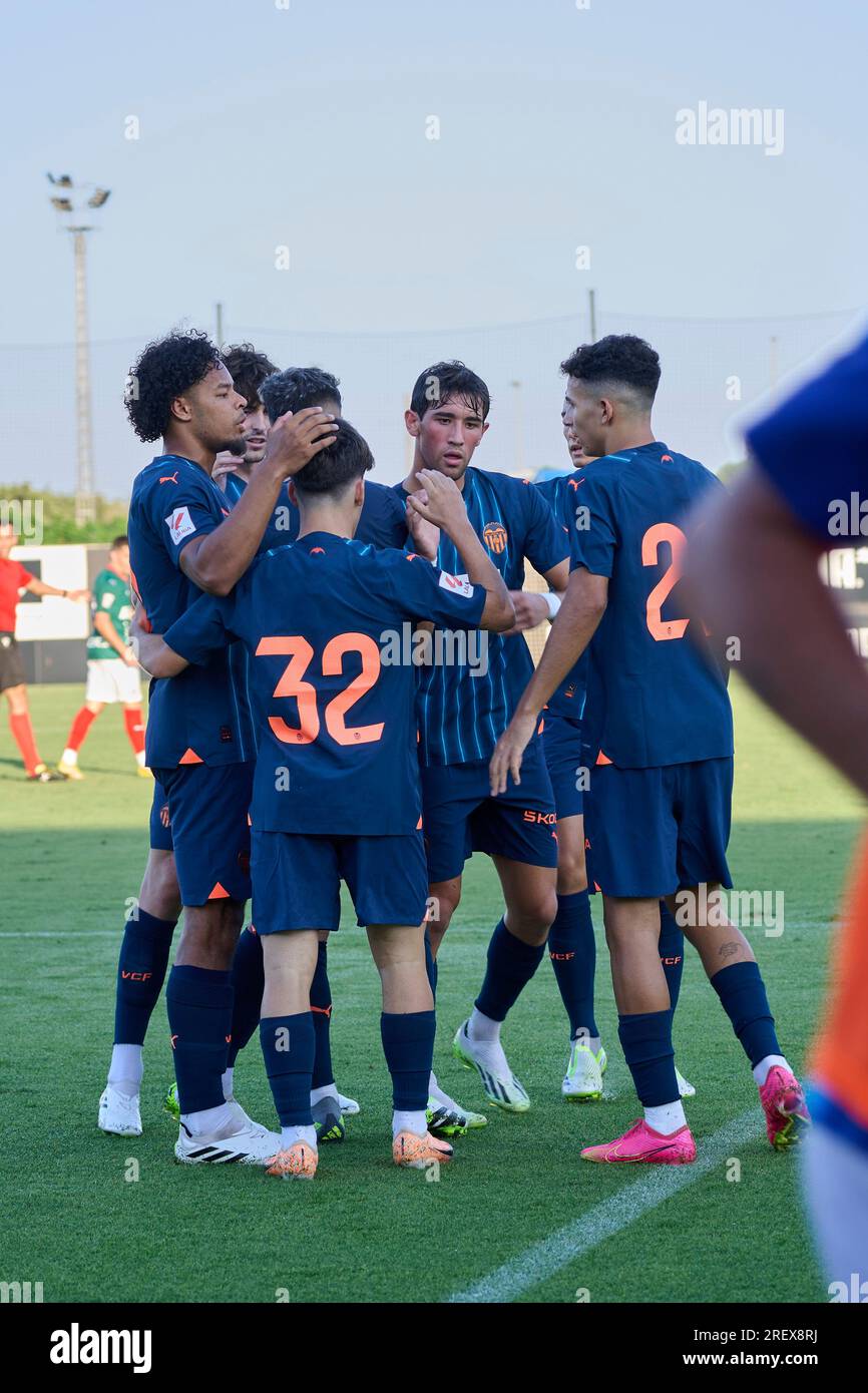 Valencia, Spain. 29th July, 2023. Martin Tejon of Valencia CF ...