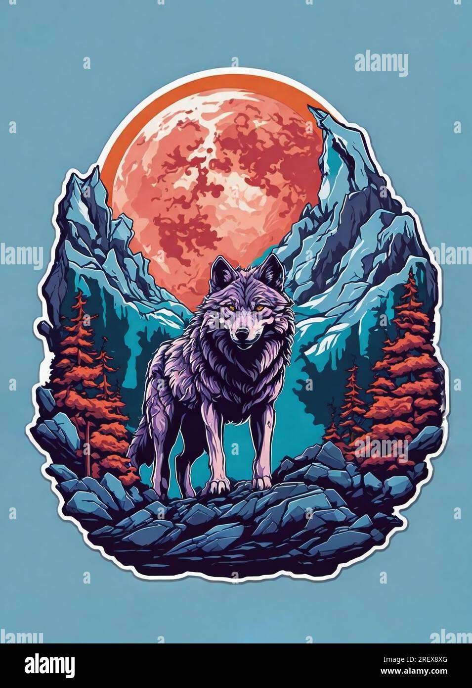 Wild moon forest hi-res stock photography and images - Alamy