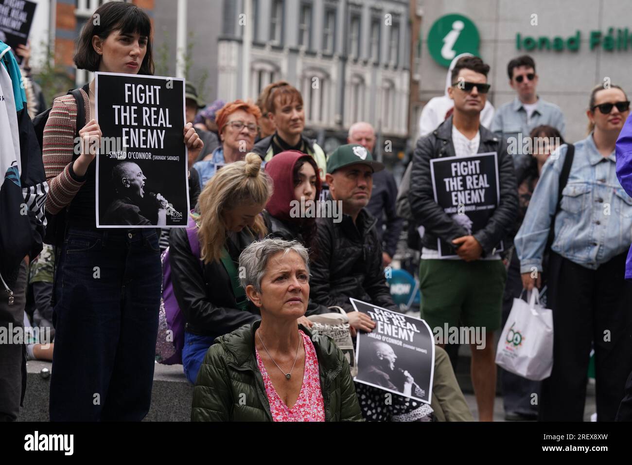 Fans at Barnardo Square in Dublin's city centre to sing in memory of ...