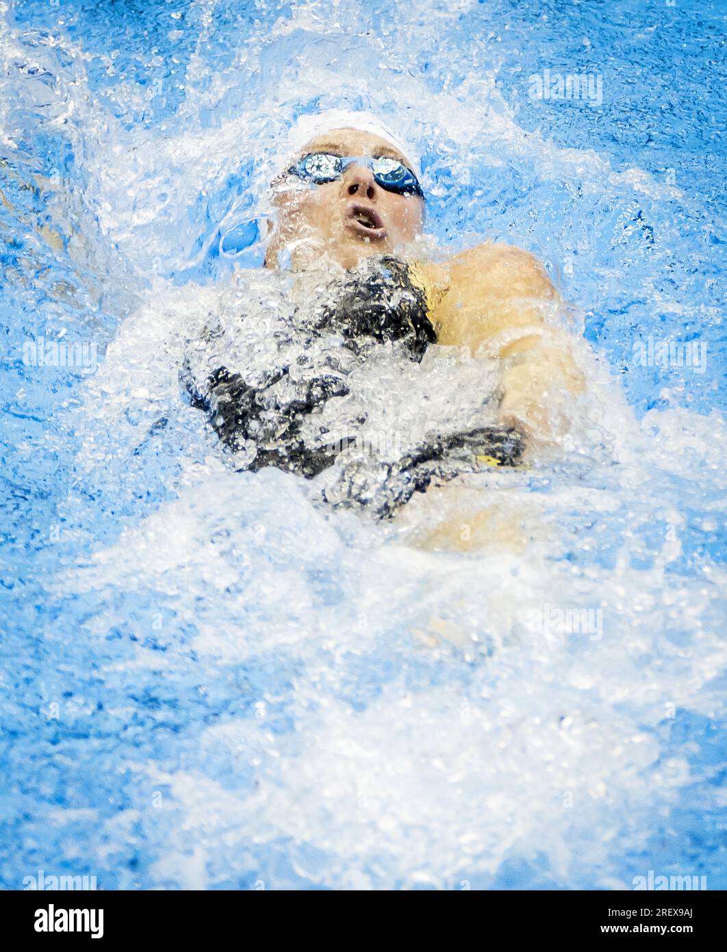 FUKUOKA - Kira Toussaint in action on the final 4 x 100 women's relay ...