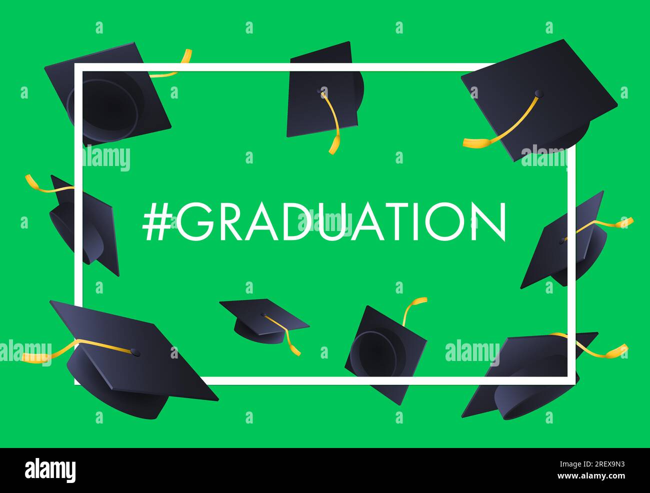 Graduation festive banner design Stock Vector Image & Art - Alamy