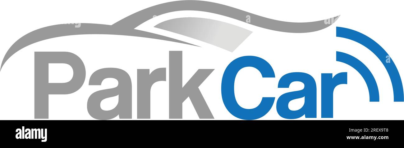 Minimalist Park Car Transportation logo design Stock Vector Image & Art ...