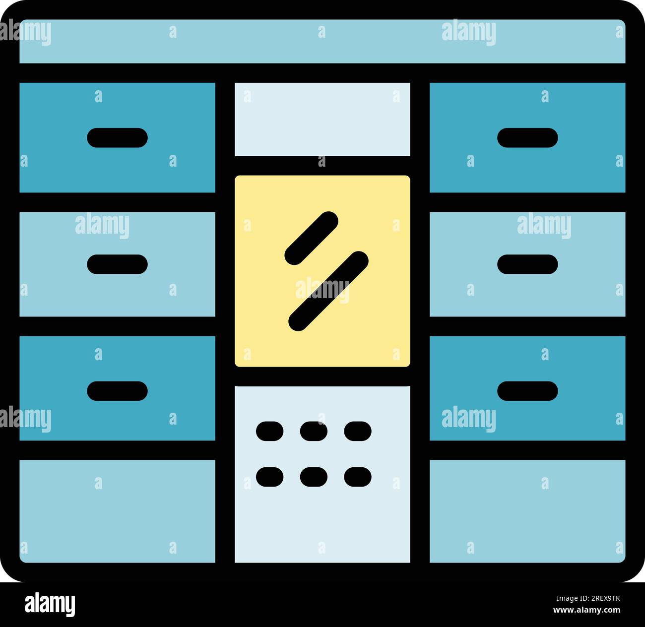 Pickup locker Stock Vector Images - Alamy
