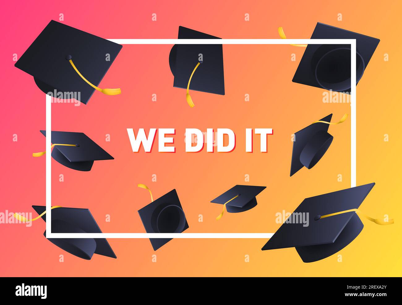 Commencement party Stock Vector Images - Alamy