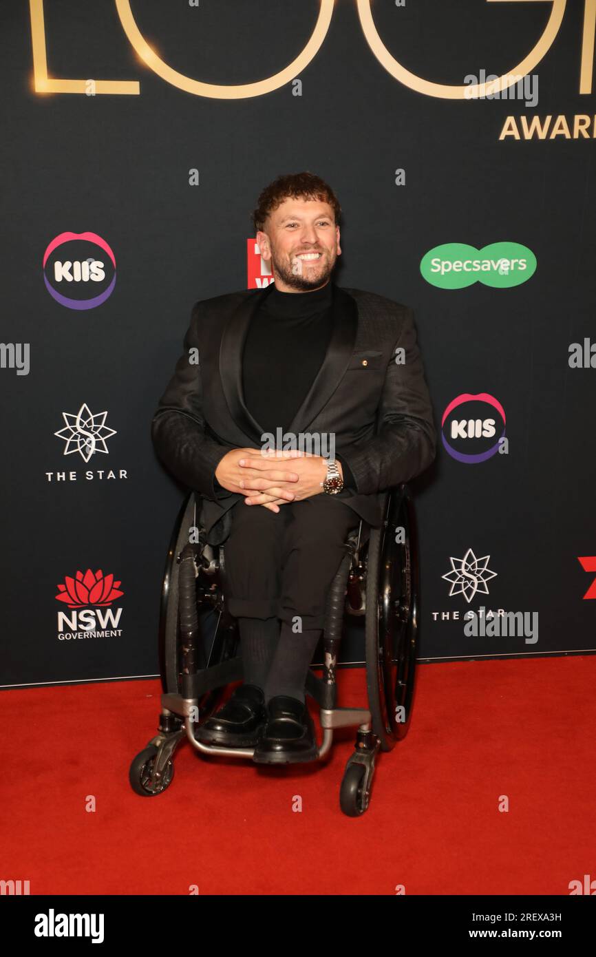 Sydney, Australia. 30th July 2023. Dylan Alcott arrives on the red ...