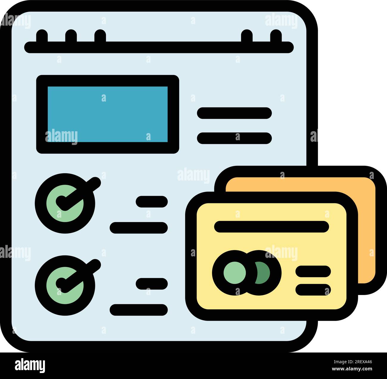 Online parcel payment icon outline vector. Package service. Express ...