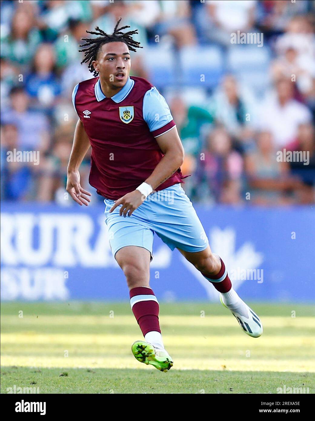 Huelva, Spain. 28th July, 2023. Luca Koleosho of Burnley FC during the ...