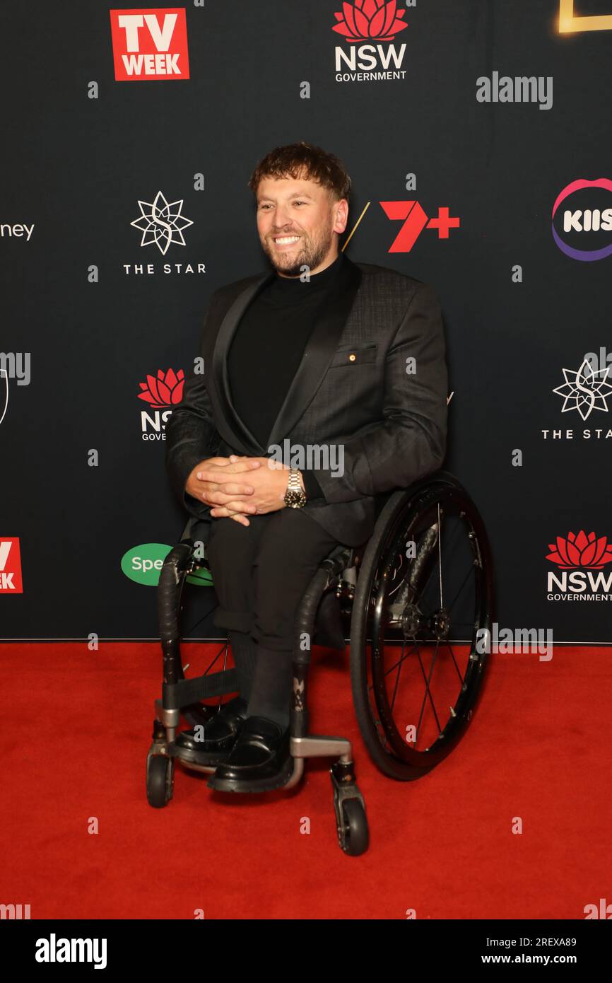 Sydney, Australia. 30th July 2023. Dylan Alcott arrives on the red ...