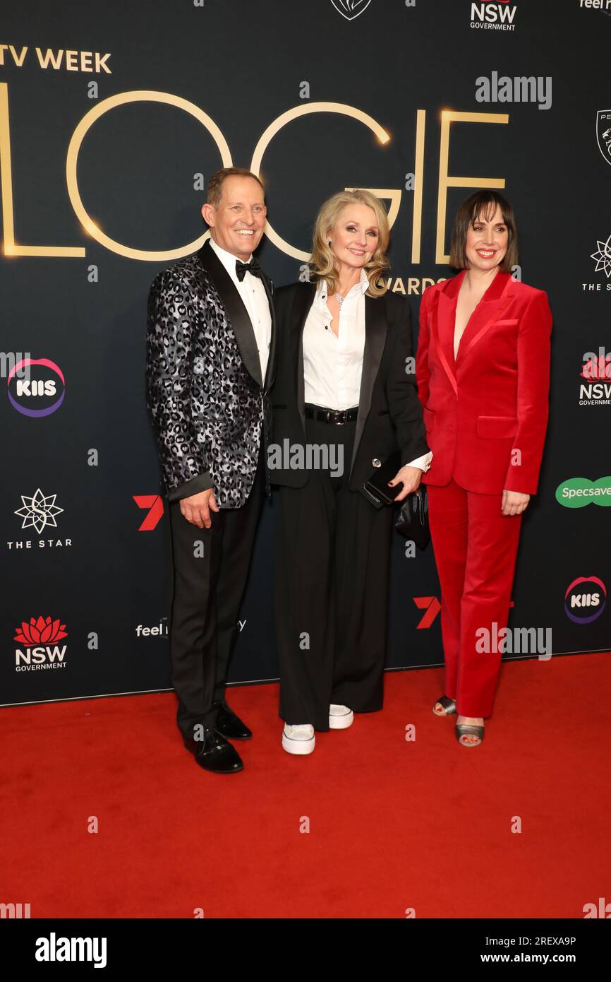 Sydney, Australia. 30th July 2023. L-R: Todd McKenney, tbc and tbc ...
