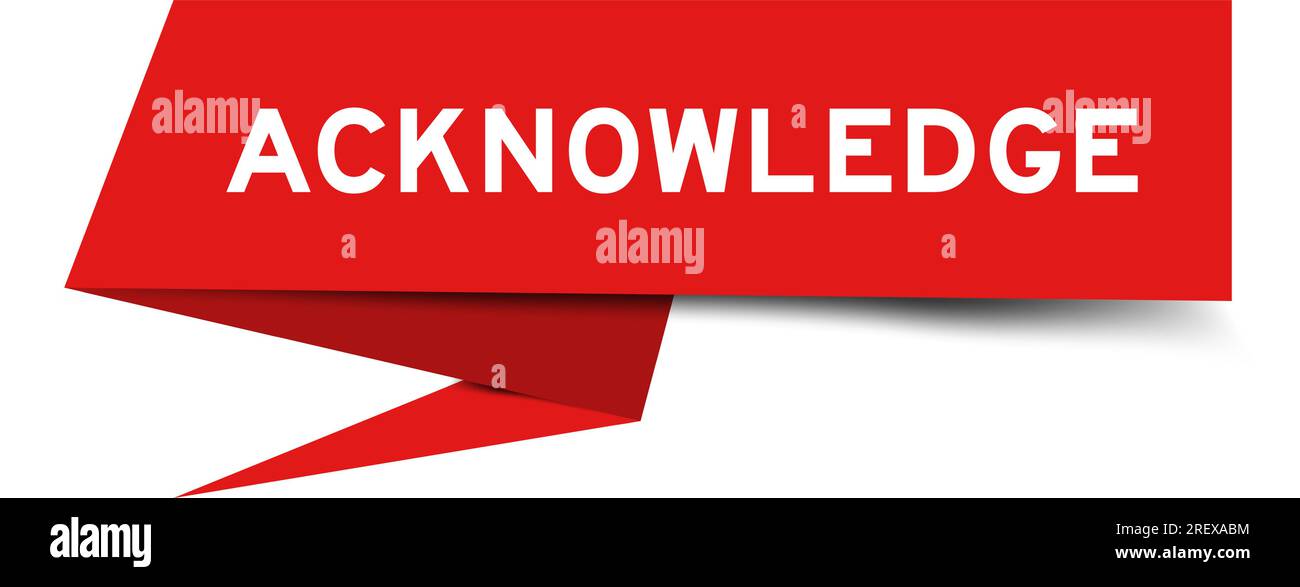 Acknowledgement of receipt Cut Out Stock Images & Pictures - Alamy