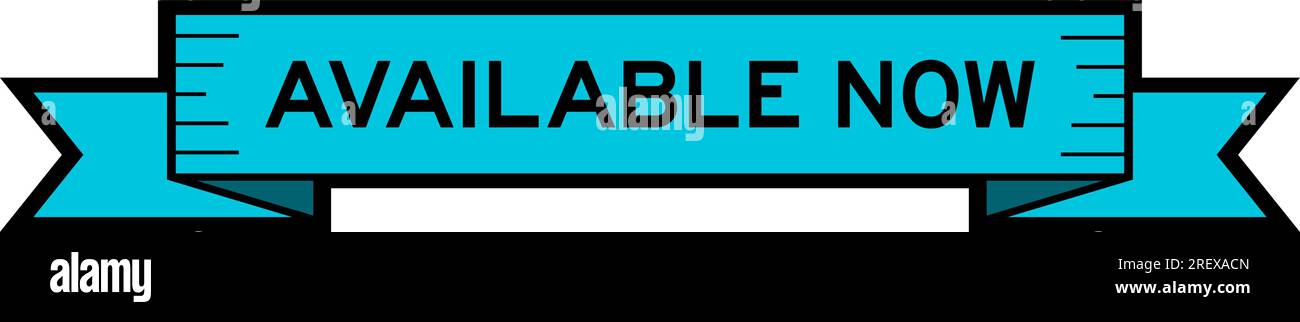 Ribbon banner word open Stock Vector Images - Alamy