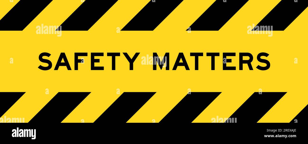 Safety matters Stock Vector Images - Alamy