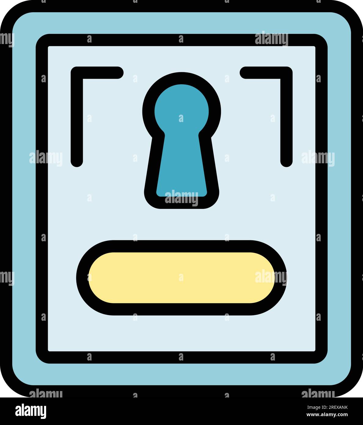 Home parcel locker icon outline vector. Delivery service. Online help ...