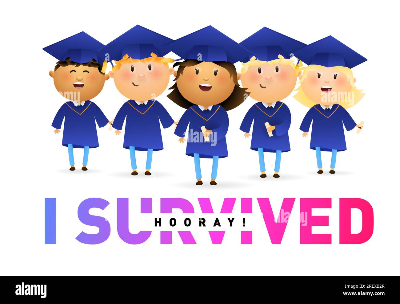 Hooray for school Cut Out Stock Images & Pictures - Alamy