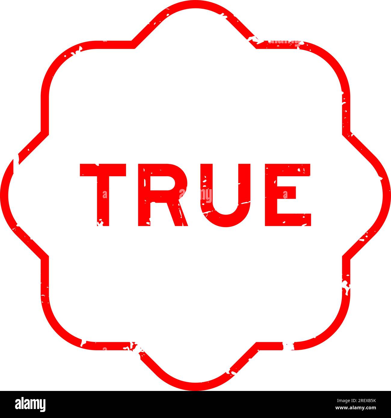 Grunge red true word rubber seal stamp on white background Stock Vector Image & Art - Alamy