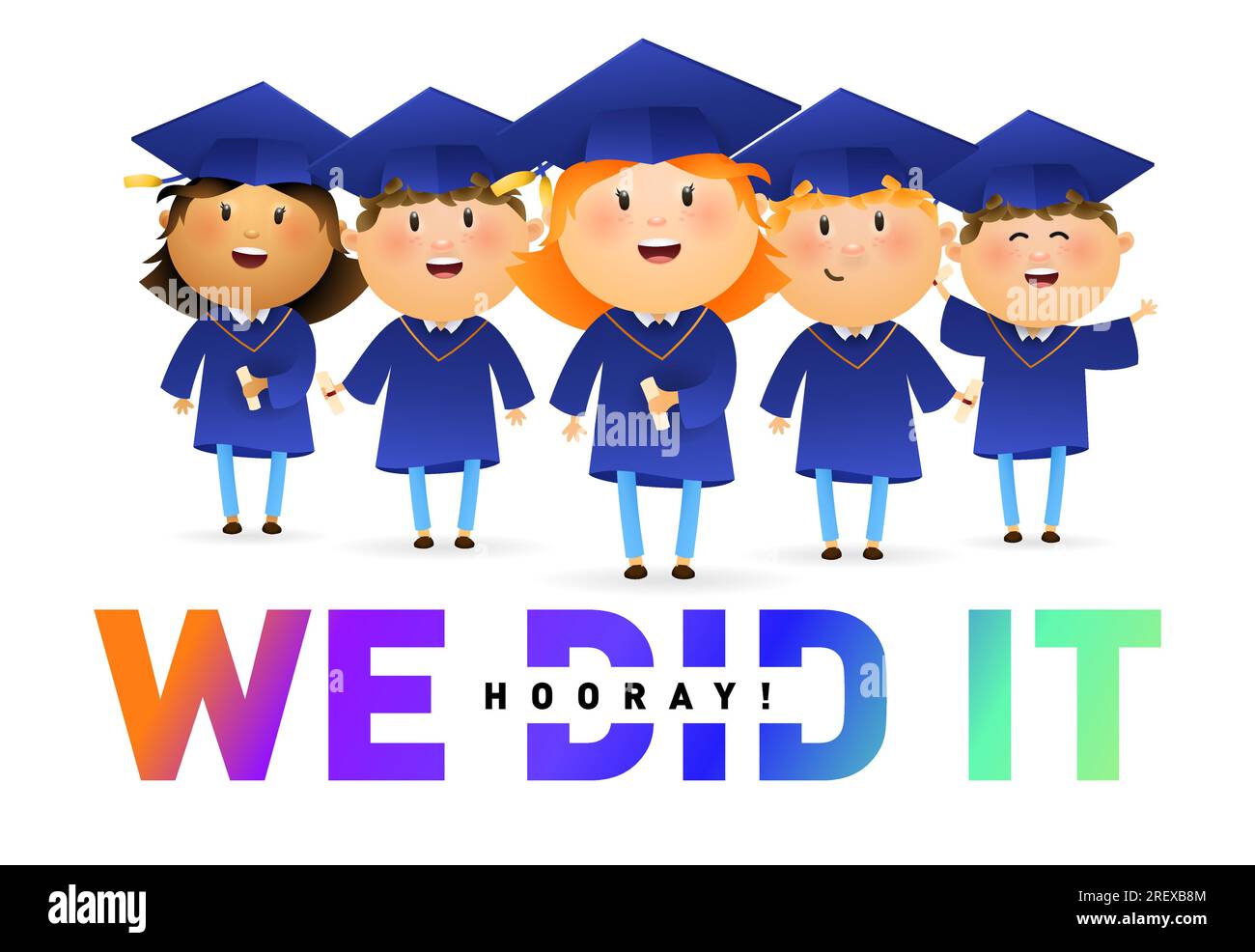 We Did it, Hooray banner design Stock Vector Image & Art - Alamy