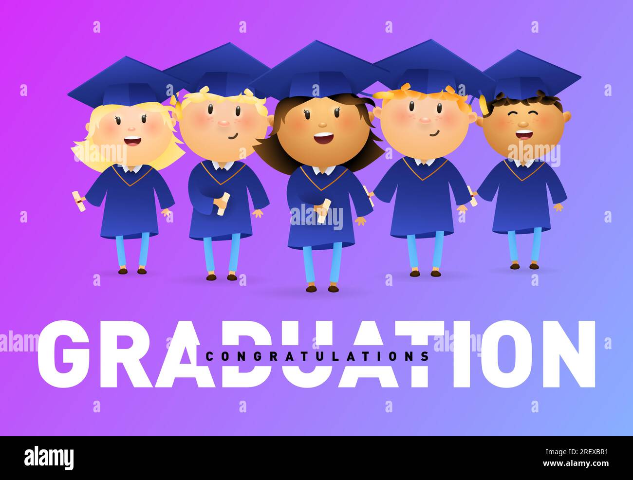 Graduation, Congratulations banner design Stock Vector Image & Art - Alamy