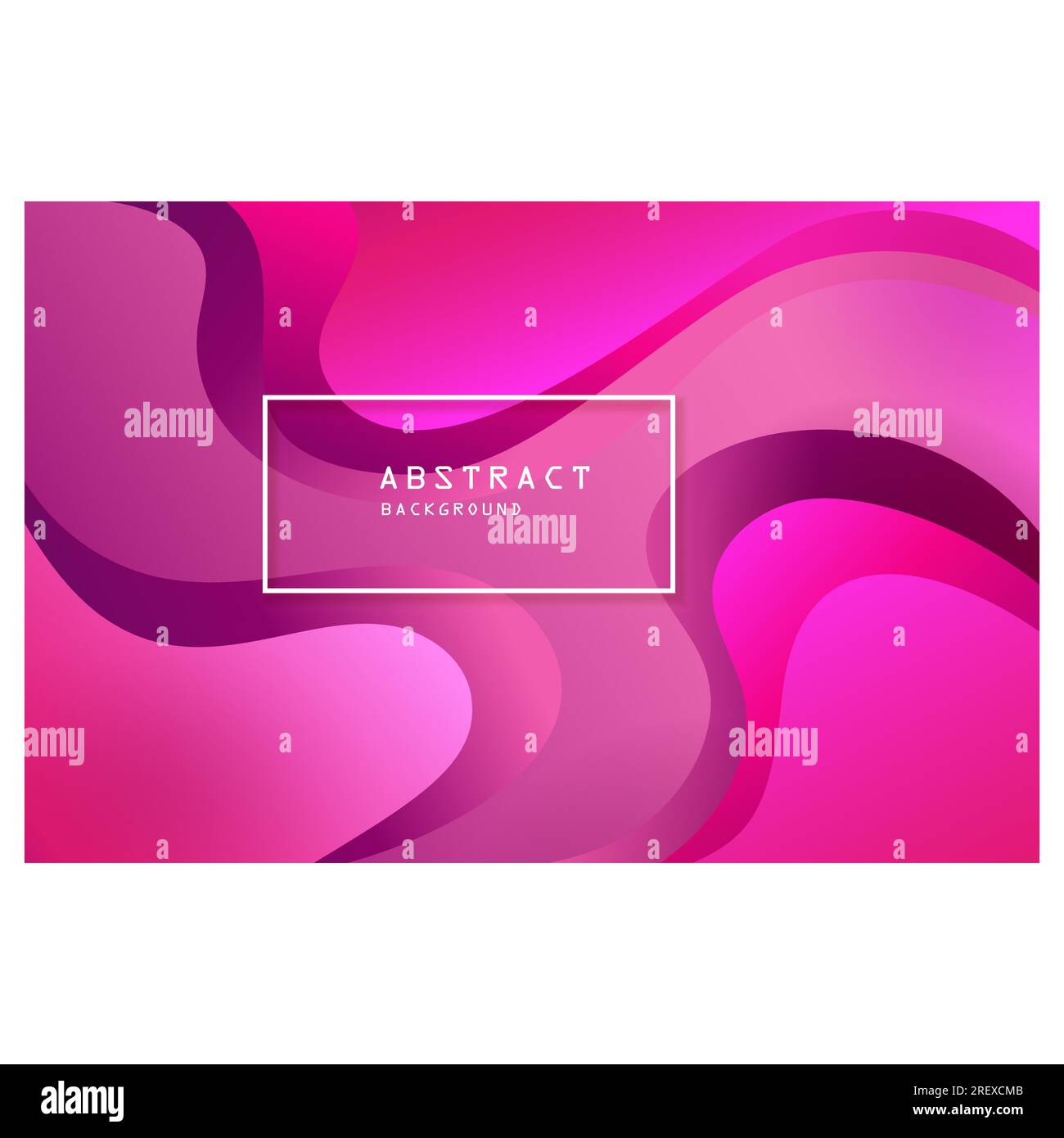 Abstract background. Pink and magenta wavy lines Stock Vector Image ...