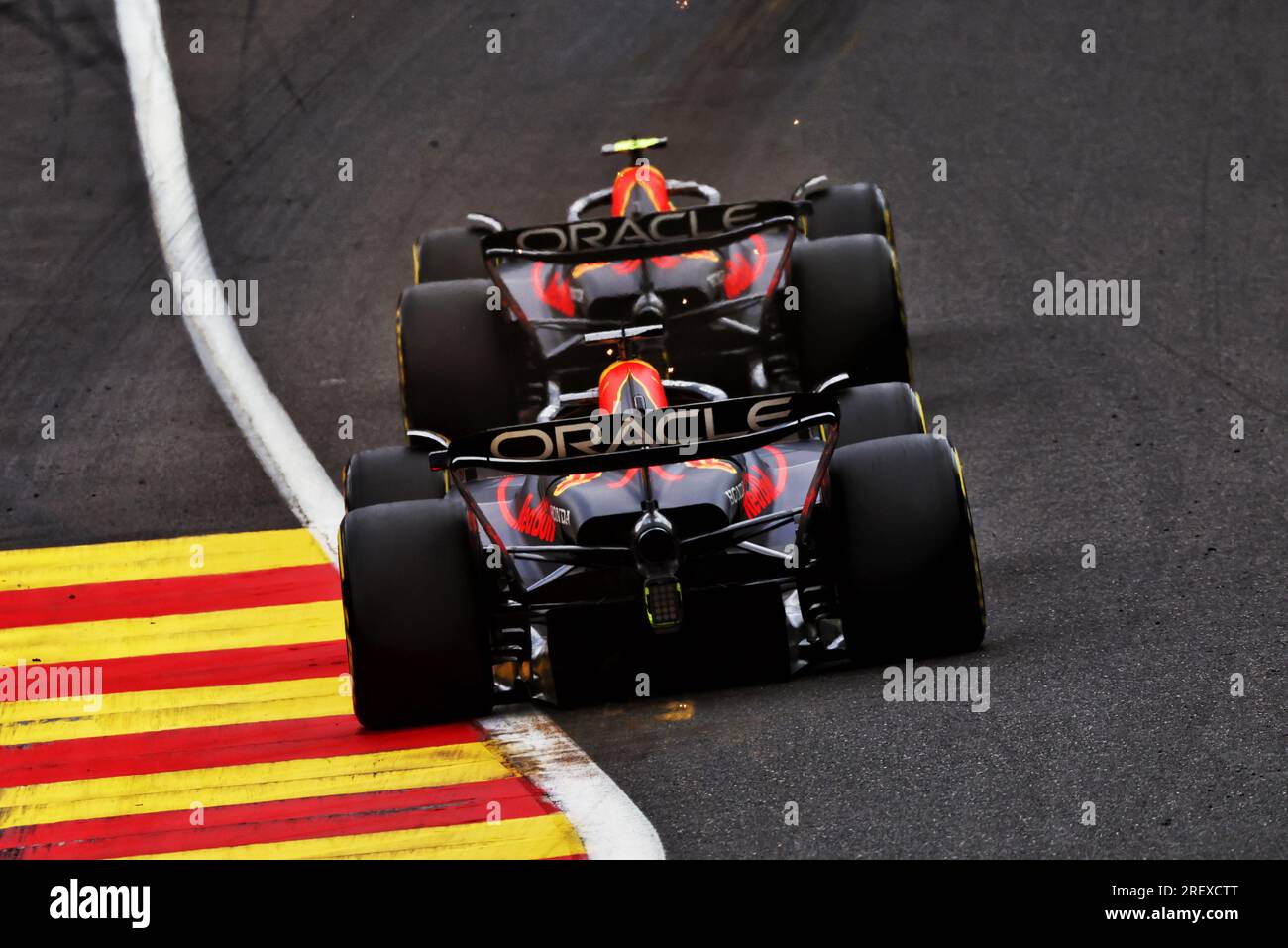 Spa Francorchamps, Belgium. 30th July, 2023. Sergio Perez (MEX) Red ...
