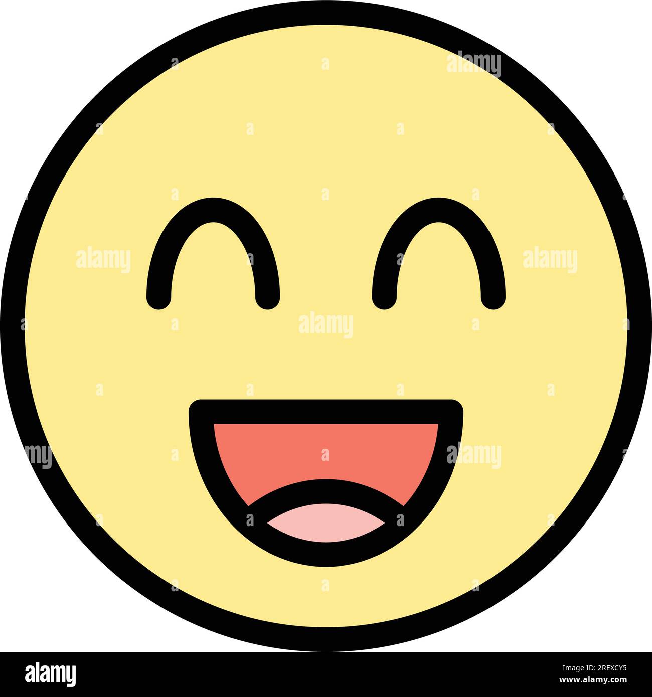 Satisfaction level emoji icon outline vector. Happy smile. Feedback ...