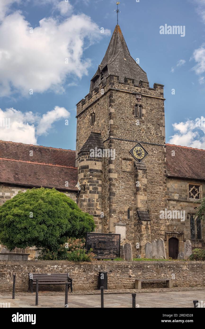 St Mary Magdalene & St Denys Church Stock Photo - Alamy