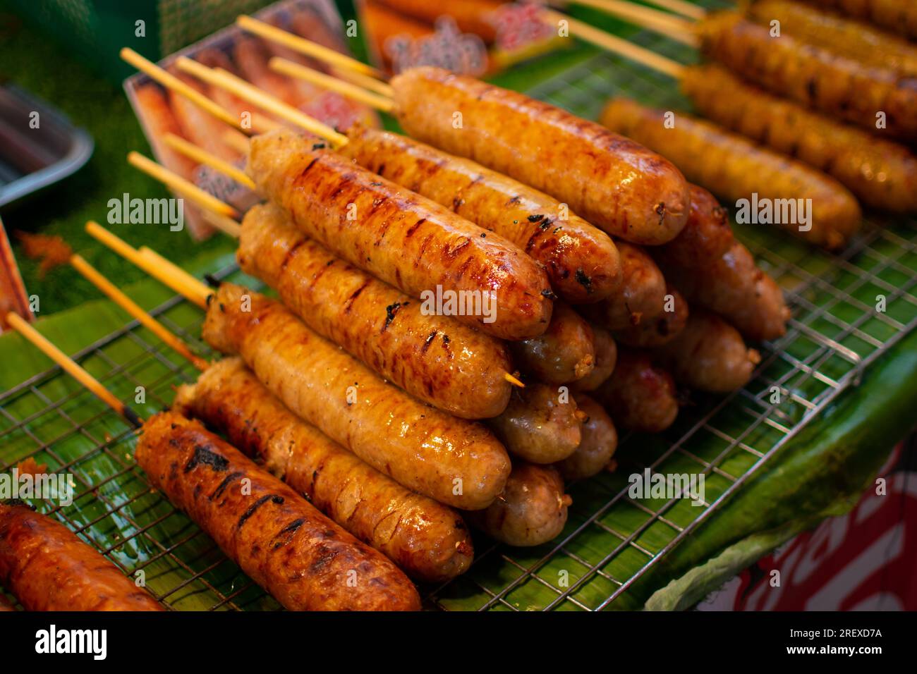 Thai food - Sai Kraw Stock Photo - Alamy