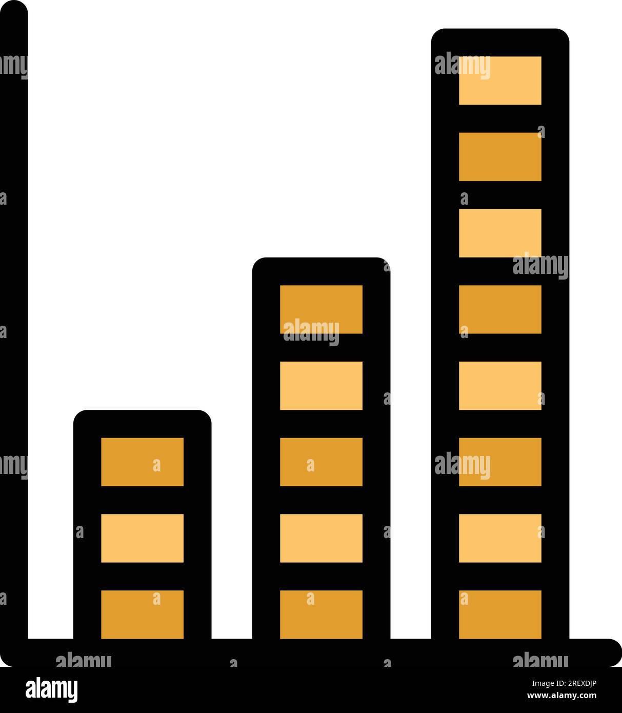 Satisfaction level graph icon outline vector. Customer feedback. Mood ...