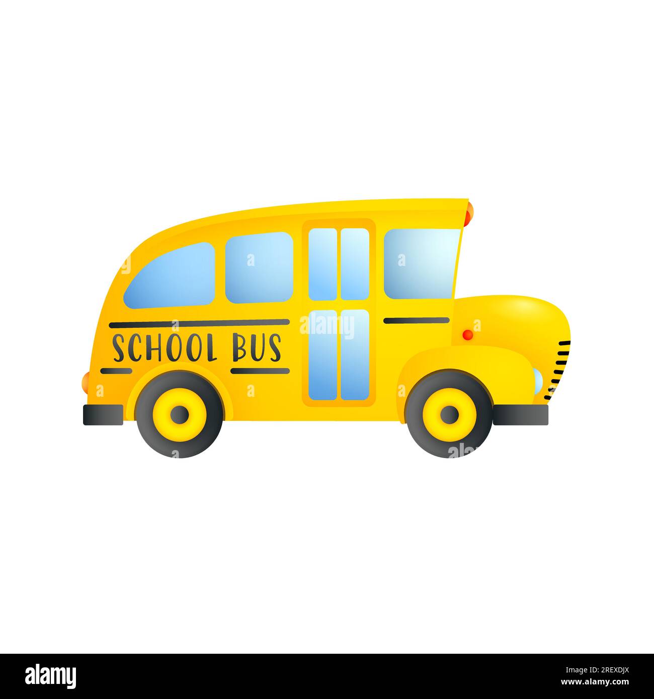 Yellow school bus Stock Vector Image & Art - Alamy