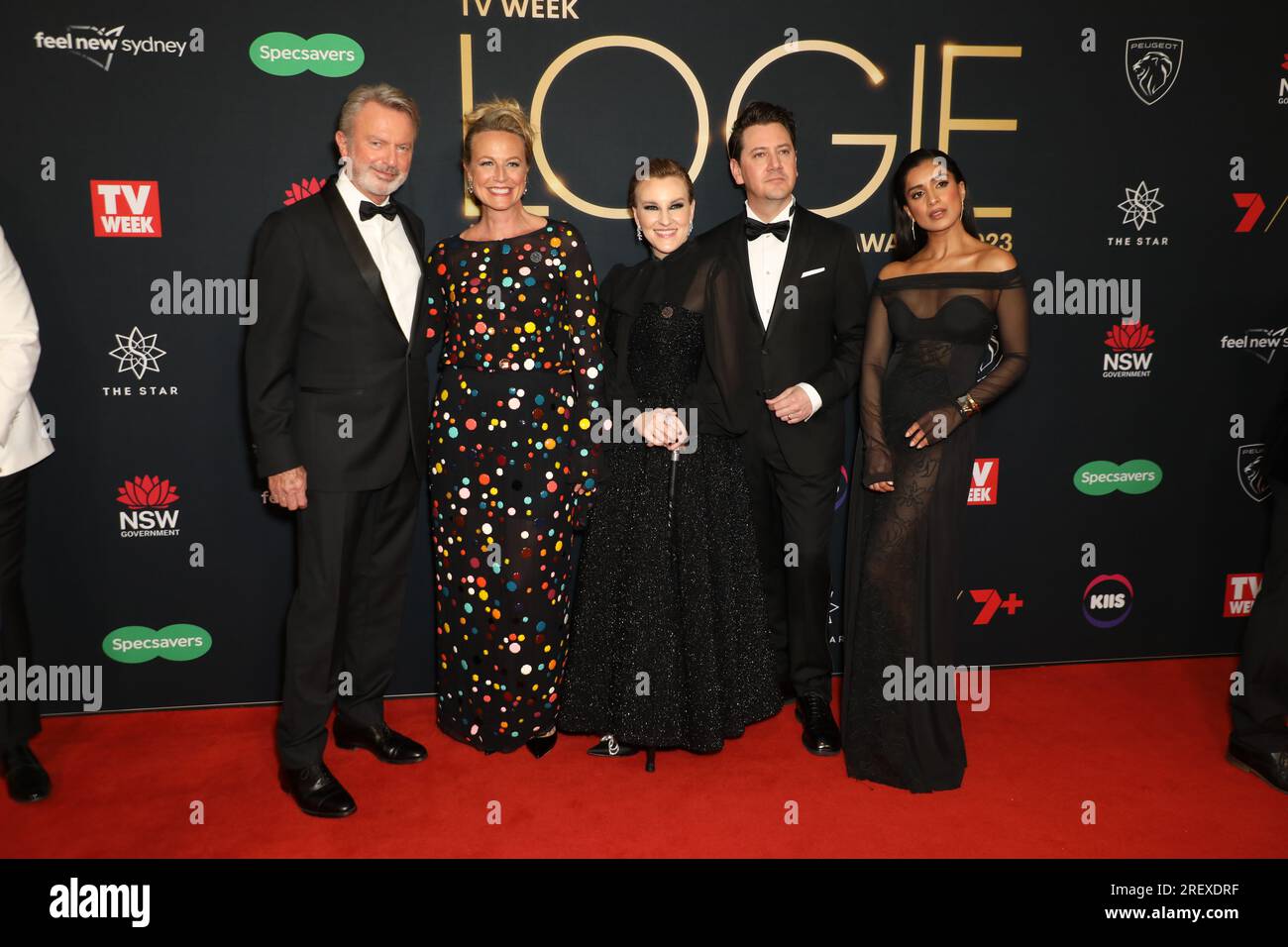 Sydney, Australia. 30th July 2023. The Twelve, L-R: Sam Neill, Marta Dusseldorp, Kate Mulvany ...