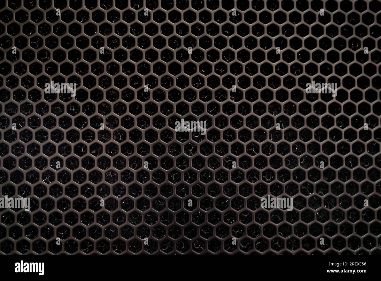 metal dark gray surface hexagonal holes. background texture for desktop ...