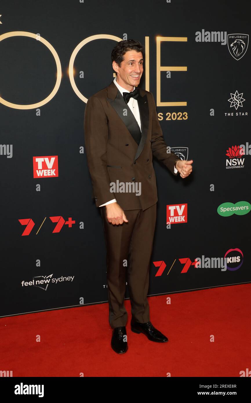 Sydney, Australia. 30th July 2023. Andy Lee arrives on the red carpet ...