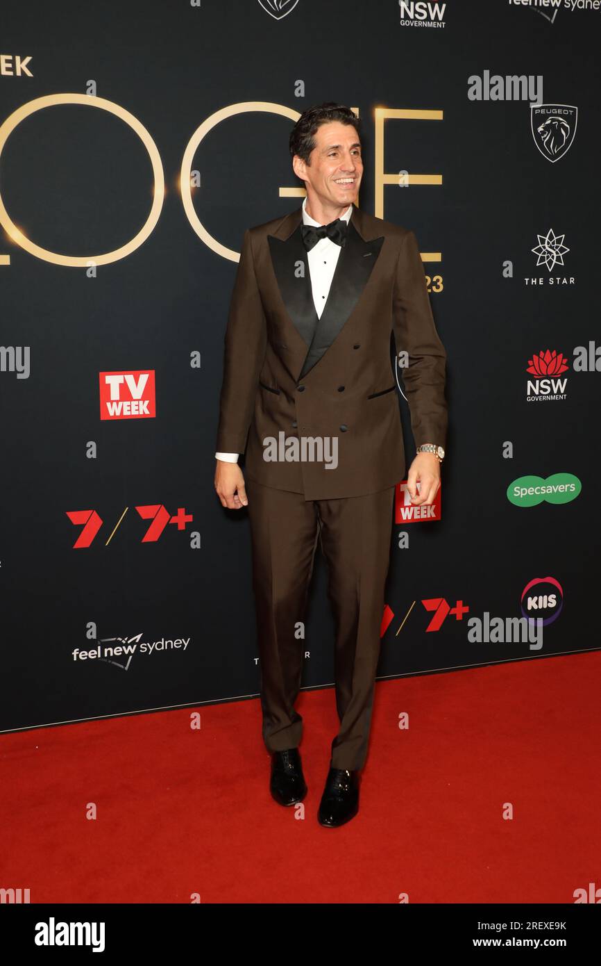 Sydney, Australia. 30th July 2023. Andy Lee arrives on the red carpet ...