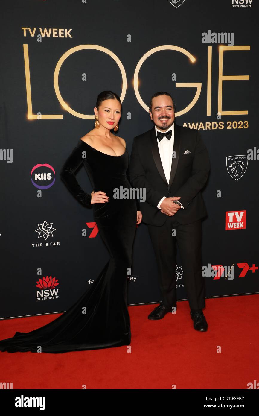 Sydney, Australia. 30th July 2023. Poh Ling Yeow and Adam Liaw arrive ...