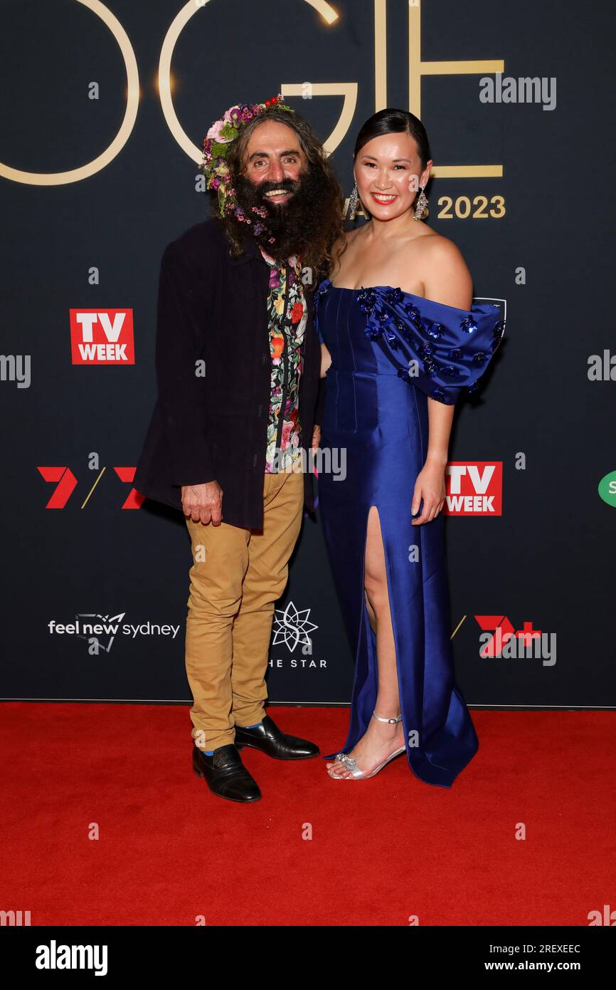 July 30, 2023: COSTA GEORGIADIS (L) attends the 63rd TV WEEK Logie ...