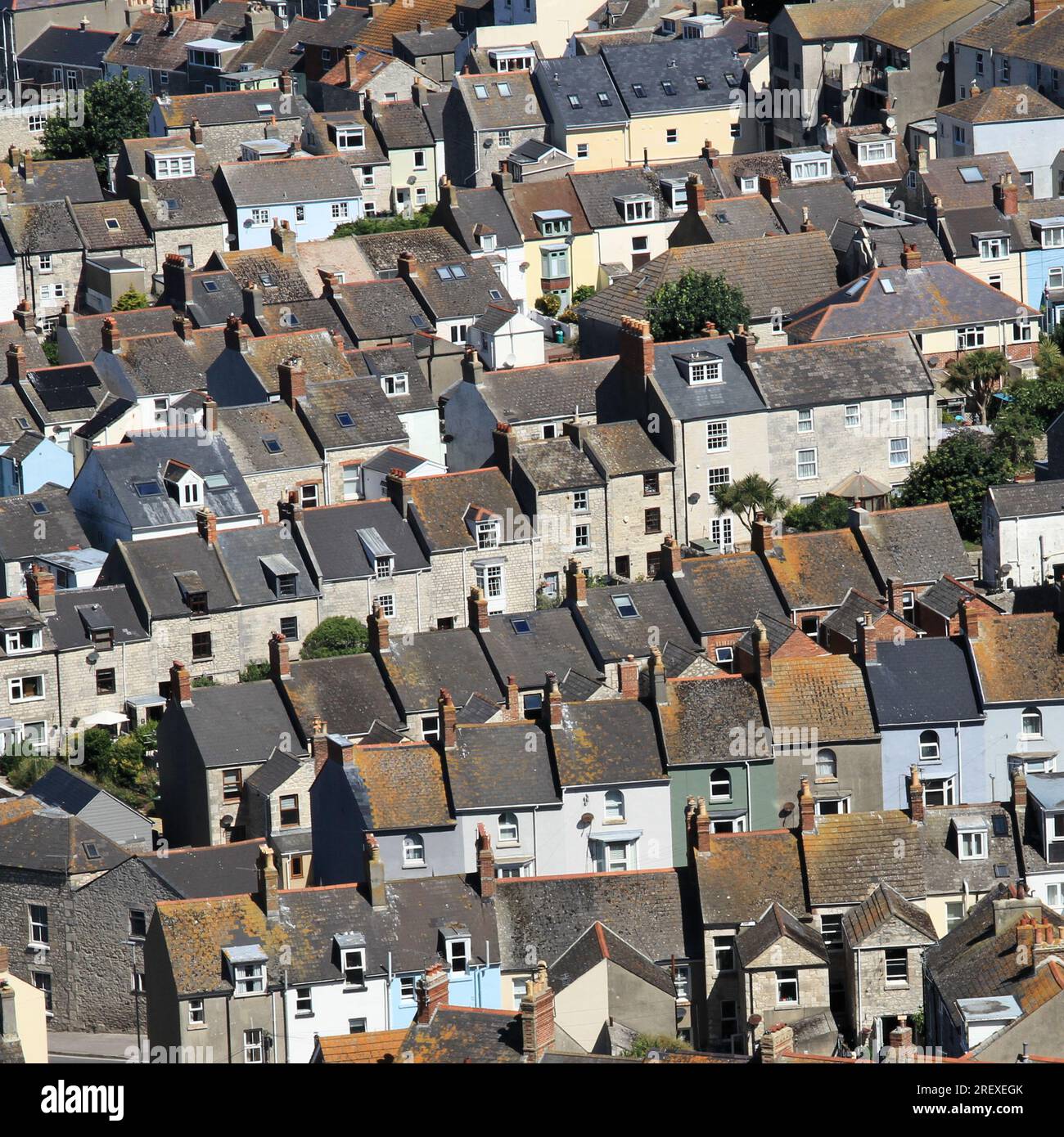 Pattern of terraced houses Stock Photo - Alamy