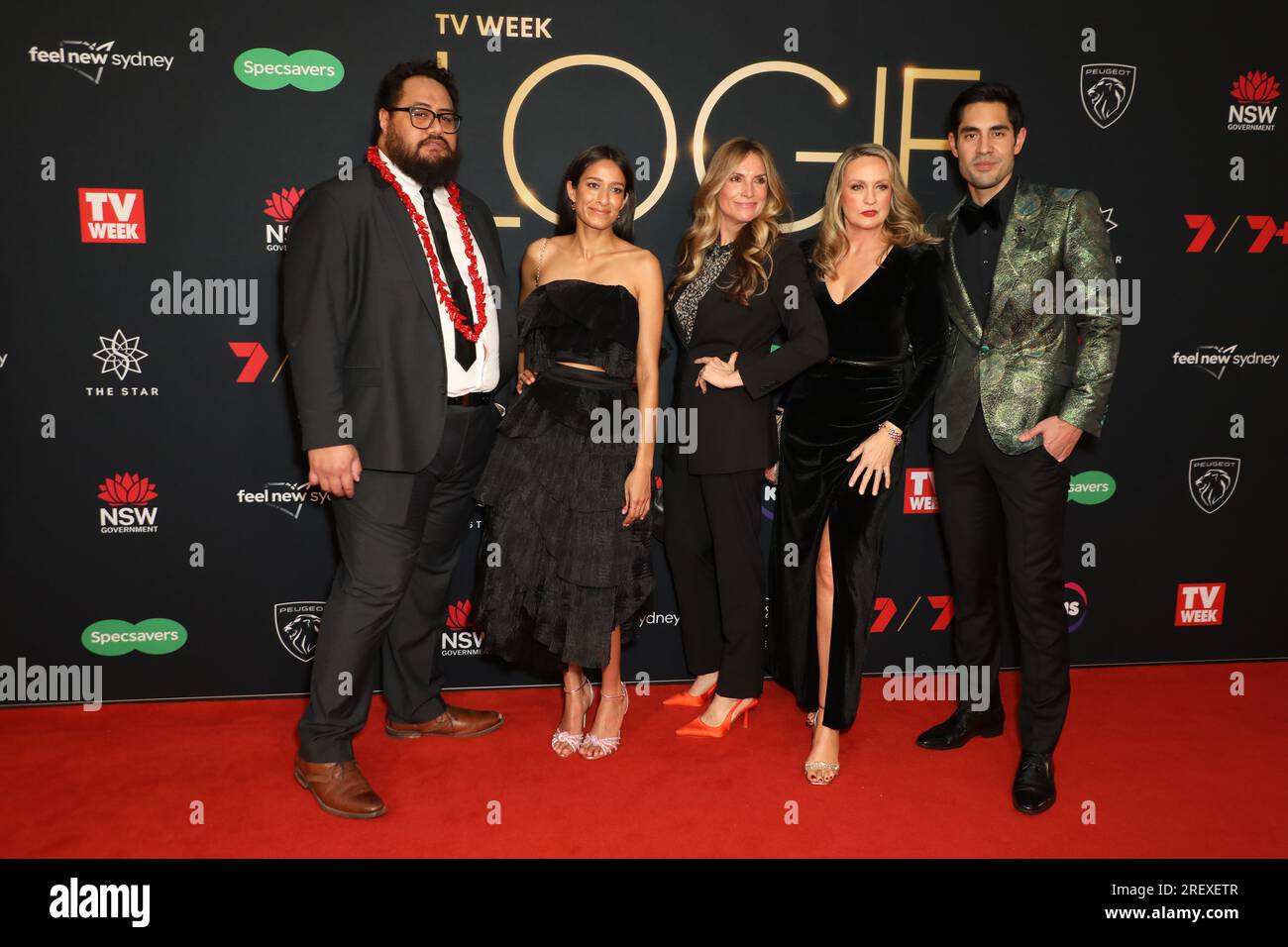Sydney, Australia. 30th July 2023. Colin From Accounts cast, L-R ...
