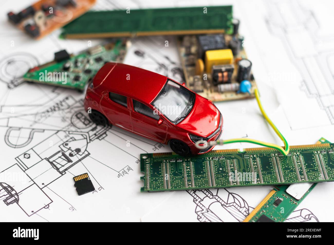 A photograph that expresses the image of a Connected Autonomous Vehicle ...