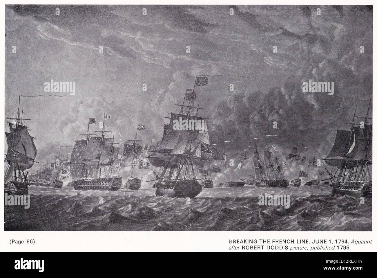 Breaking the french line hi-res stock photography and images - Alamy