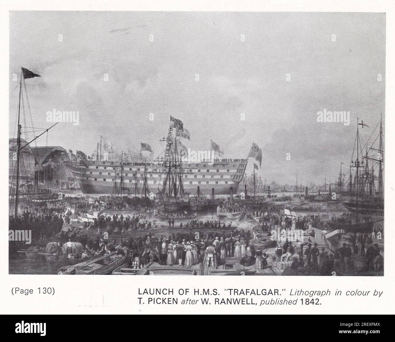 Ship launch 1800s hi-res stock photography and images - Alamy