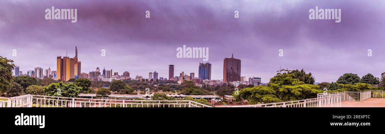 Uhuru Park View Point Nairobi City County Panorama Cityscapes - Antony ...