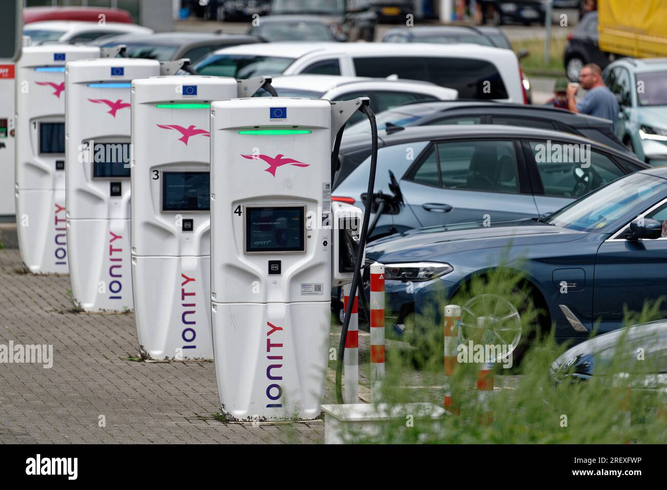 PRODUCTION - 30 July 2023, North Rhine-Westphalia, Cologne: Electric ...