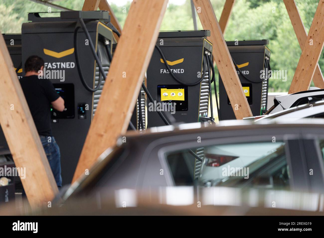 PRODUCTION - 30 July 2023, North Rhine-Westphalia, Cologne: Fast ...