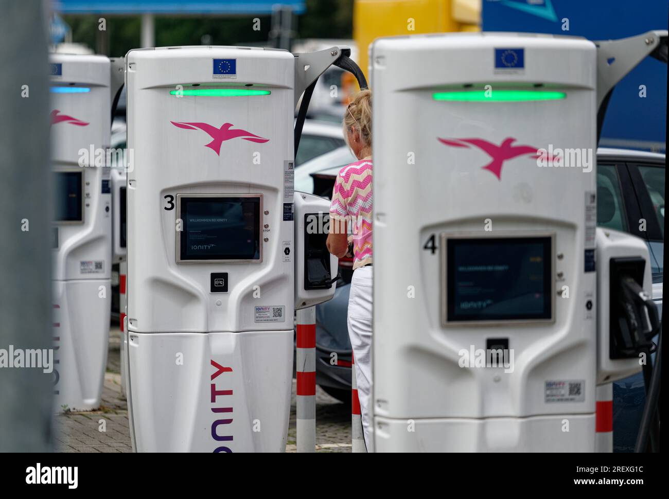 PRODUCTION - 30 July 2023, North Rhine-Westphalia, Cologne: Electric ...