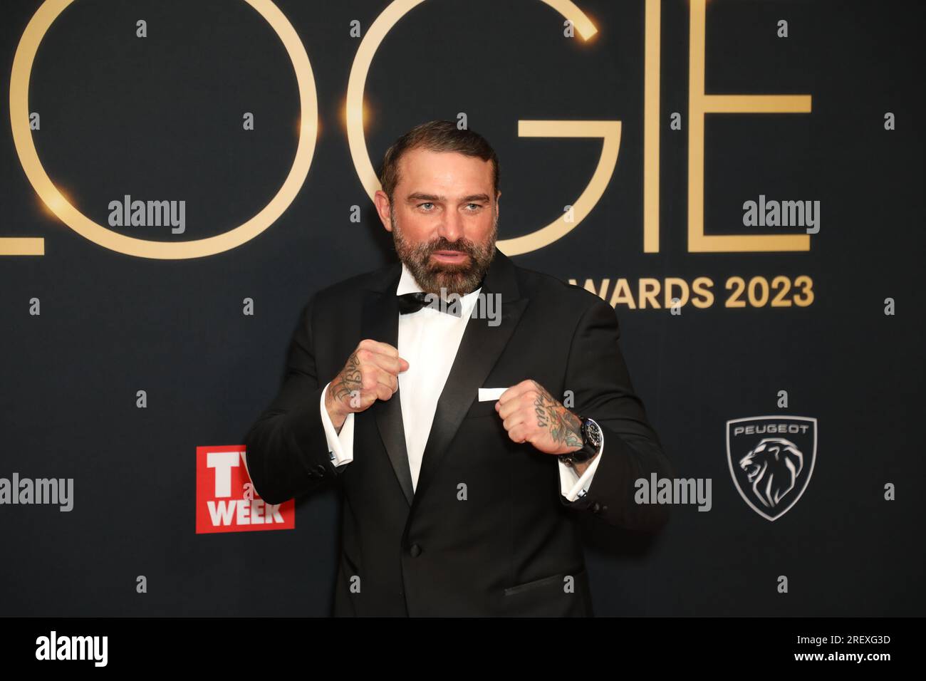 Sydney, Australia. 30th July 2023. Ant Middleton arrives on the red ...