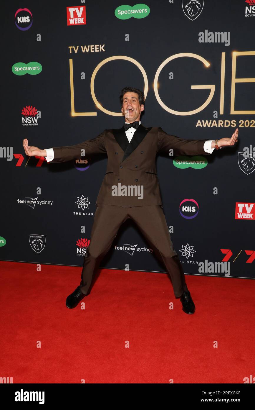 July 30, 2023: ANDY LEE attends the 63rd TV WEEK Logie Awards at The ...