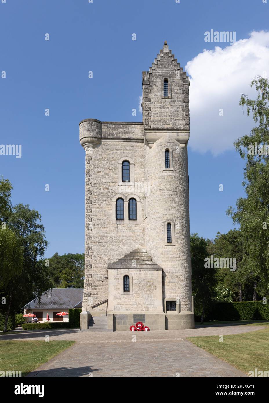 The Ulster Memorial Tower, near Thiepval on the Somme Great War ...