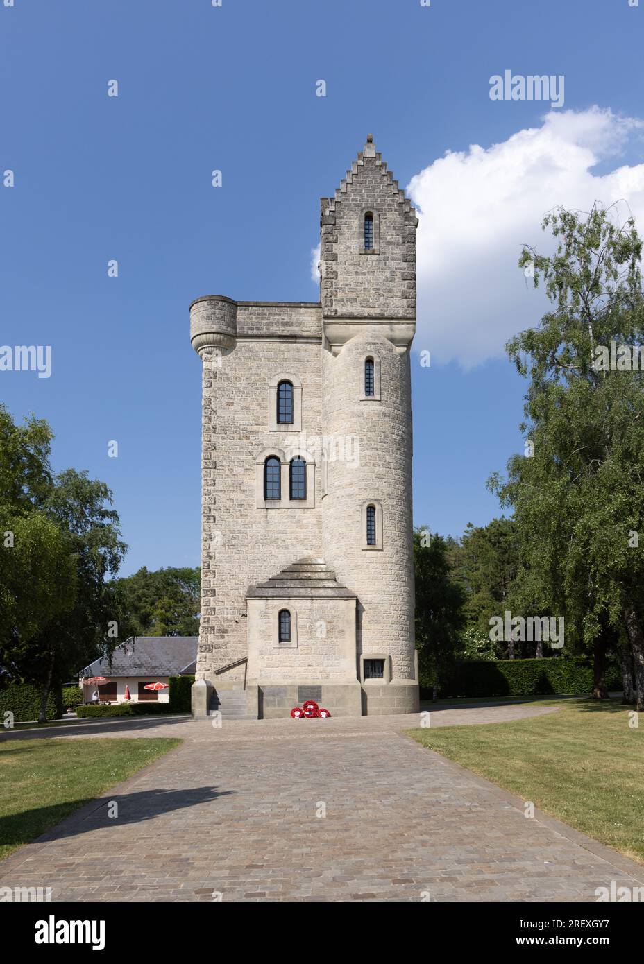 The Ulster Memorial Tower, near Thiepval on the Somme Great War ...